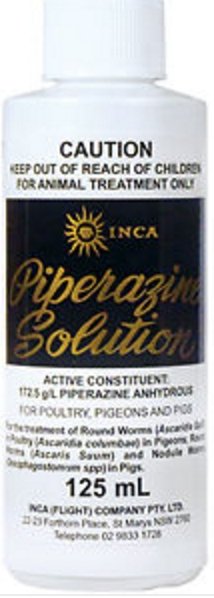 Piperazine Poultry Wormer – Woonona Petfood & Produce